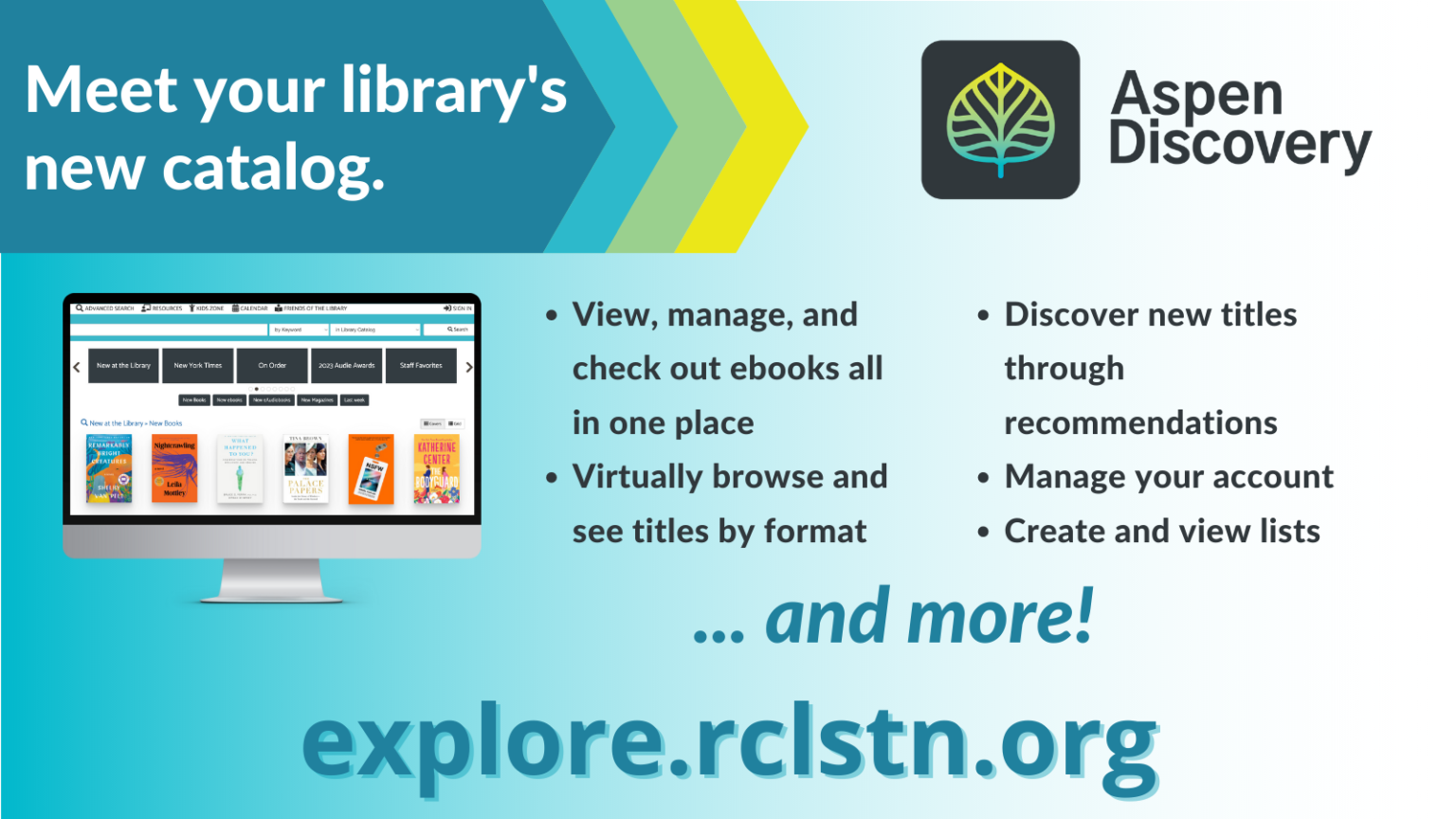 RUTHERFORD COUNTY LIBRARY SYSTEM LAUNCHES NEW ONLINE CATALOG – RCLS+